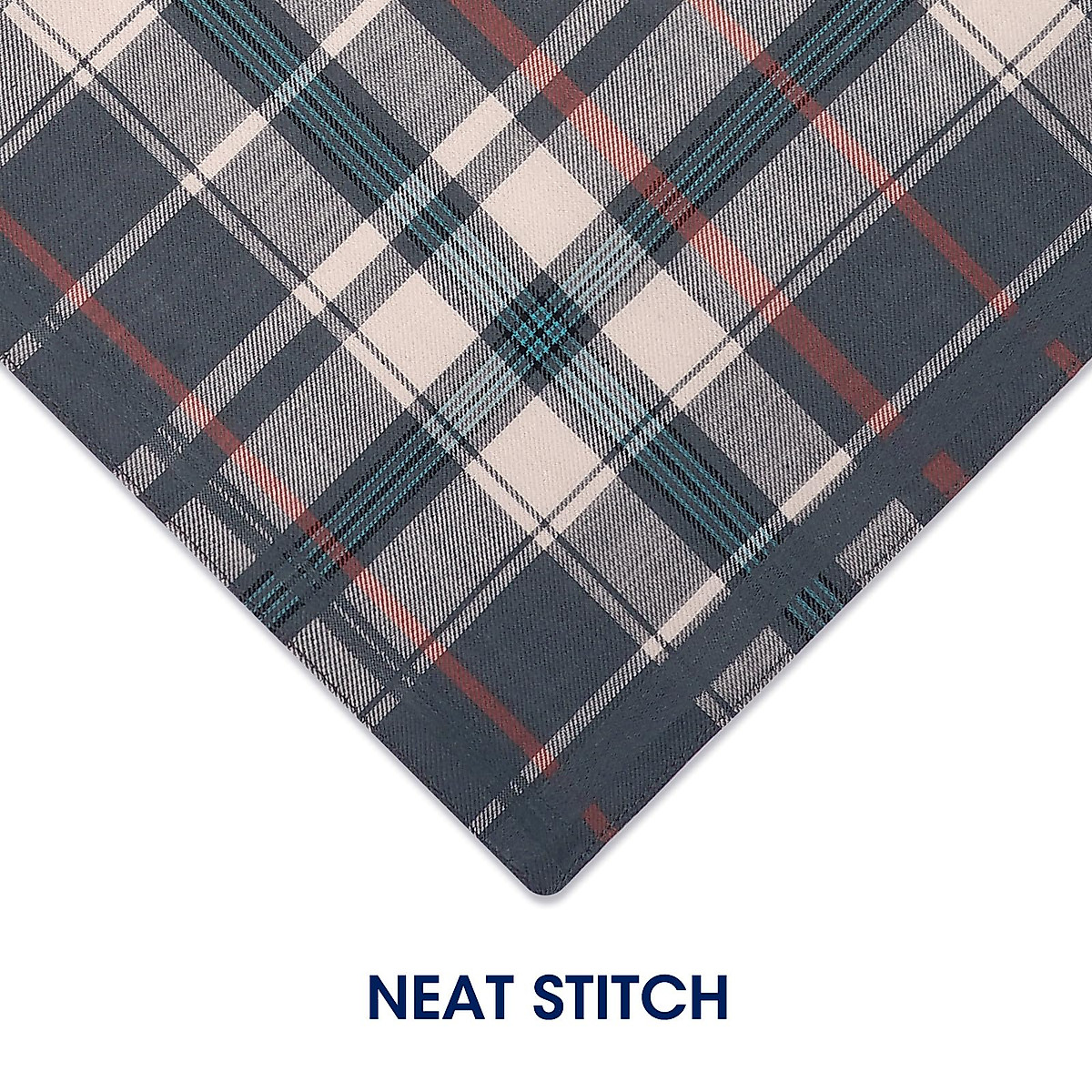 Zenssia Pure Cotton Men's Soft Handkerchiefs Assorted Color Pack of 6 Gift Set