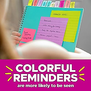 Post-it Super Sticky Notes, 24 Sticky Note Pads, 3 x 3 in., School Supplies, Office Products, Sticky Notes for Vertical Surfaces, Monitors, Walls and Windows, Canary Yellow