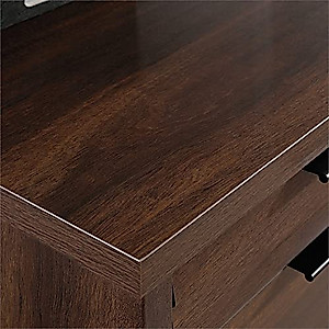Sauder Palo Alto 60" Wooden Double Pedestal Computer Desk in Spiced Mahogany