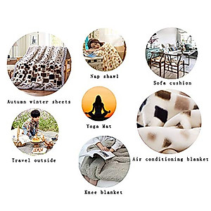 ZERODATE Green Weed Pot Marijuana Leaves Throw Blanket for Home Decor Soft and Fuzzy Warm Microfiber Bed Blankets for Adult Kids-XS