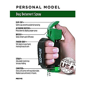 Mace Brand Muzzle Canine Repellent w/keychain 14 grams