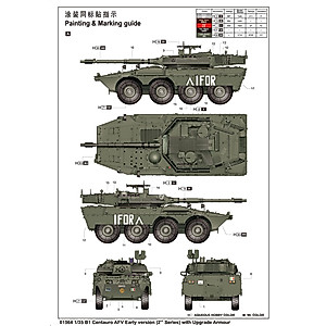 Trumpeter 1/35 Italian B1 Centauro 2nd Series Tank Destroyer Early Version with Upgrade Armor