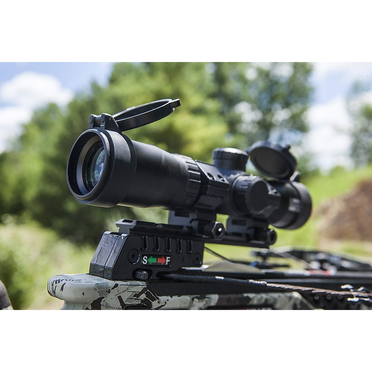 Killer Instinct's Lumix Speedring™ Crossbow Scope! This Scope Has an Adjustable Ring for Varying Speeds If You are Using Our Heavier Hypr KE Crossbow Bolts! This Scope is 1.5-5 X 32