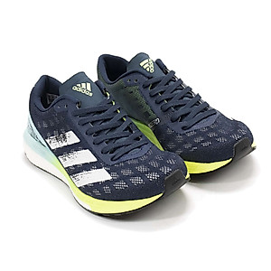 adidas Womens Adizero Boston 9 Running Sneakers Shoes - Blue,White - Size 5.5 M