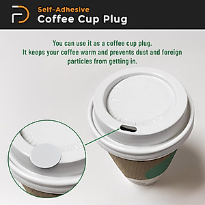 Furndiy 7/8" - 21mm 36 Pcs White Self-Adhesive Screw Cover Caps - Screw Hiding - Screw Hole Cover Caps - Nail Cover - Screw Hole Stickers - Based in USA