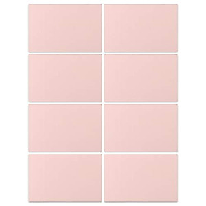 SGHUO 8 Pcs 4"x6" Pink Rubber Carving Blocks Linoleum Block Stamp Making Kit