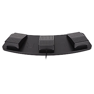 USB Triple Foot Pedal Optical Switch Control,Multifunctional Ergonomic Triple Foot Switch Pedal for Playing Games Factory Testing Computer Keyboard Mouse Game Action HID(FS23_PM (Mechanical Switch))