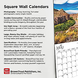 German Shepherds 2022 12 x 12 Inch Monthly Square Wall Calendar with Foil Stamped Cover, Animals Dog Breeds DogDays