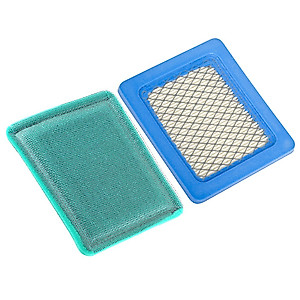 HIFROM Flat Air Filter Cartridge Replacement for 491588 491588S 4915885 399959 Honda Gc135 Gcv135 Gc160 Gcv160 Gc190 Gcv190 Gx100 Engine with Pre Filter 271933 491435 493537