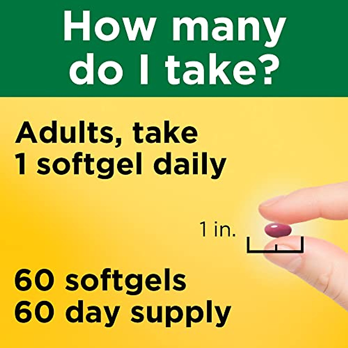 Nature Made Super B Energy Complex, Dietary Supplement for Brain Cell Function Support, 60 Softgels, 60 Day Supply