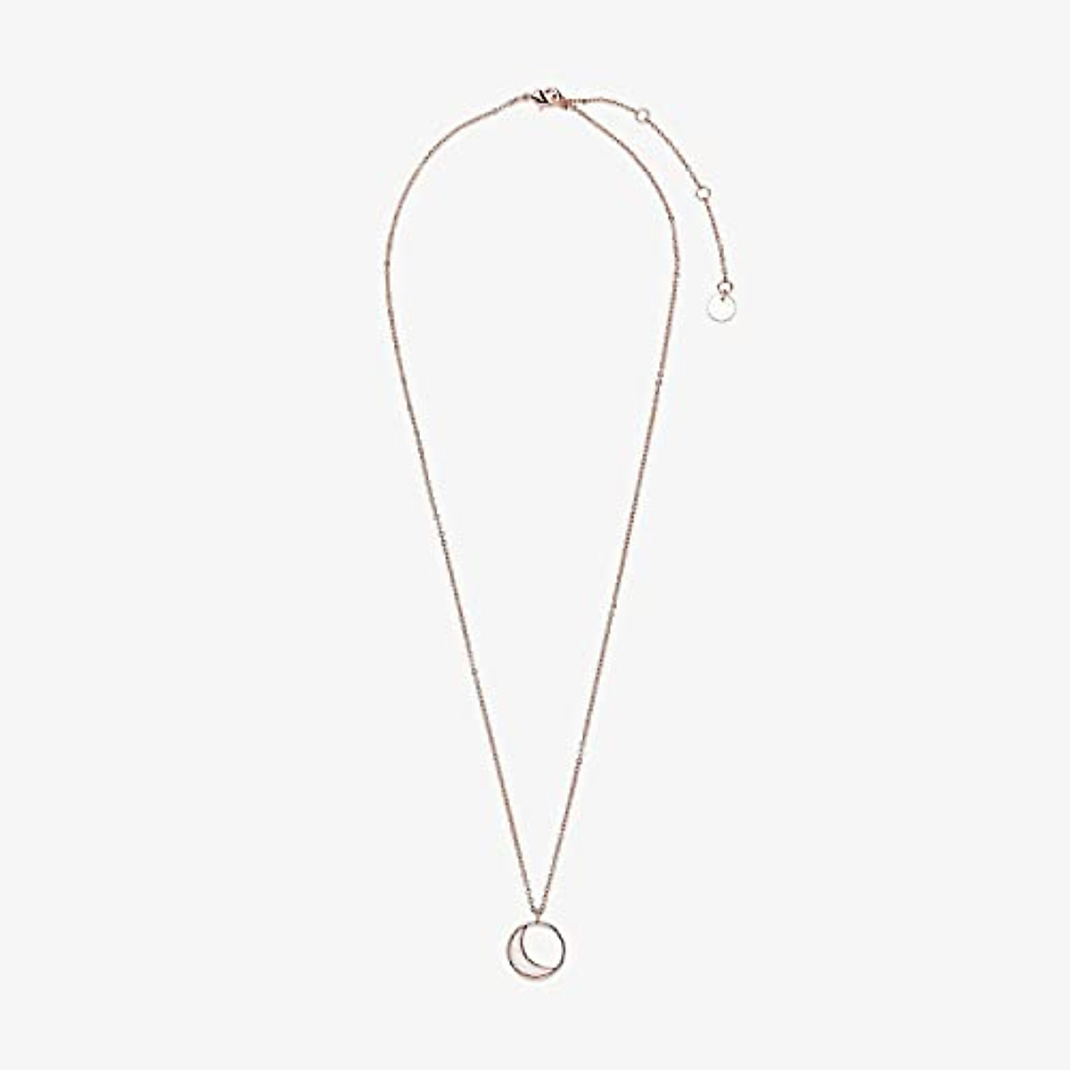 Pura Vida 18" Rose Gold Opal Crescent Pendant Necklace - Statement Necklace with Rose Gold Chain - Rose Gold Necklace for Women, Long Necklaces for Teen Girls, Boho Jewelry for Women - 3" Extender