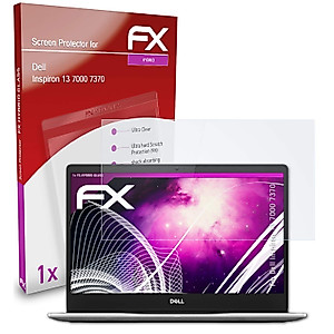 atFoliX Plastic Glass Protective Film compatible with Dell Inspiron 13 7000 7370 Glass Protector, 9H Hybrid-Glass FX Screen Protector