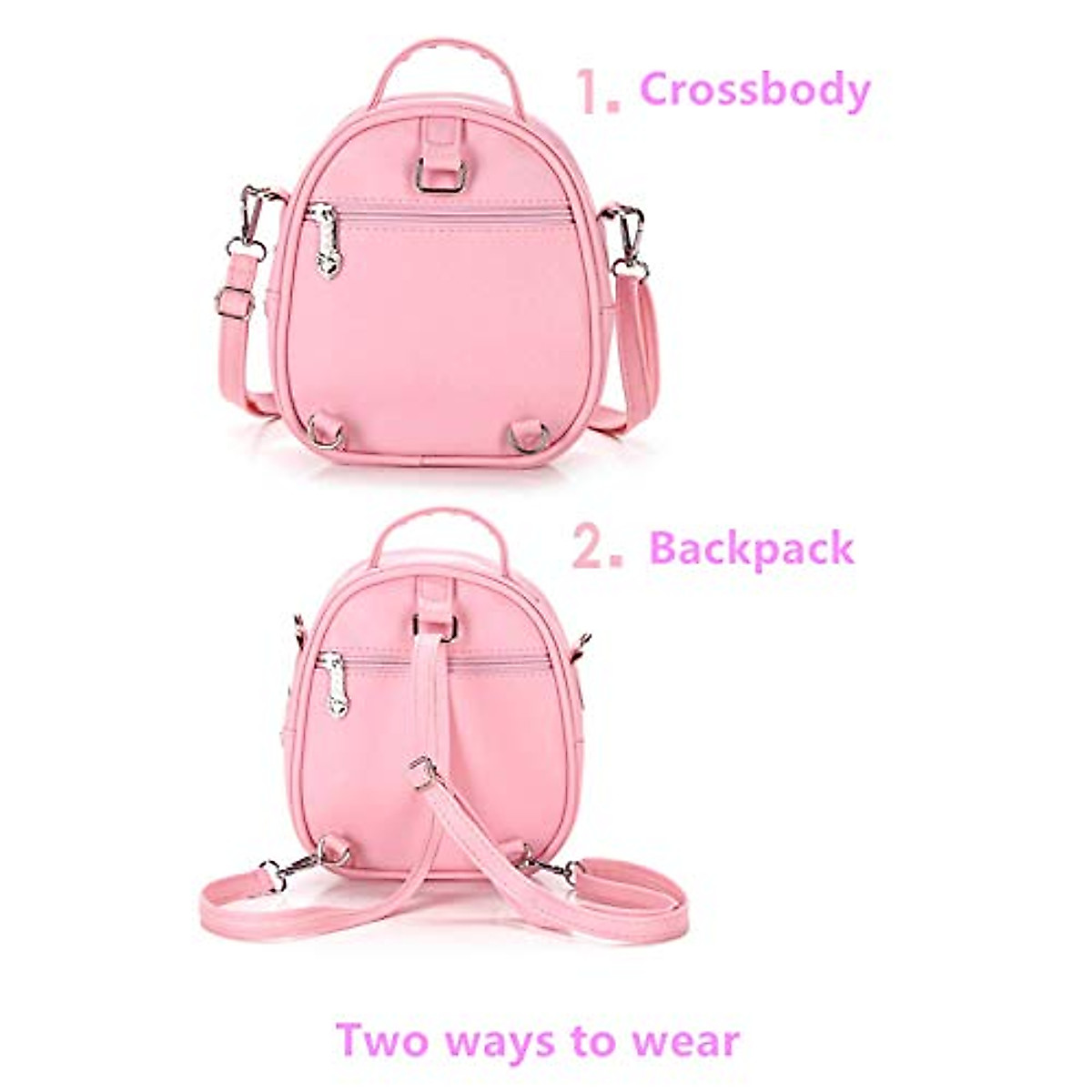 Kerr's Choice Cute Kitty Bag for Girls Cat Crossbody Purse Cute Cartoon Handbag