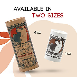 Lulu Organics Patchouli & Amber Hair Powder/Dry Shampoo - 4 oz