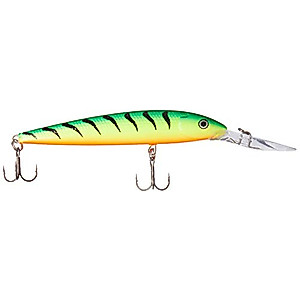 Rapala Down Deep Husky Jerk 10 Fishing lure, 4-Inch, Firetiger