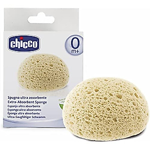 Chicco Ultra Absorbent Sponge, 0m+, Assorted Colours, 664.95 Cubic_Centimeters, 62g, 0, 1