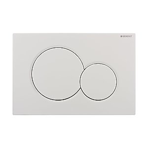 Geberit 115770115 Sigma01 115.770.115 Actuator Plate White, 1 Piece