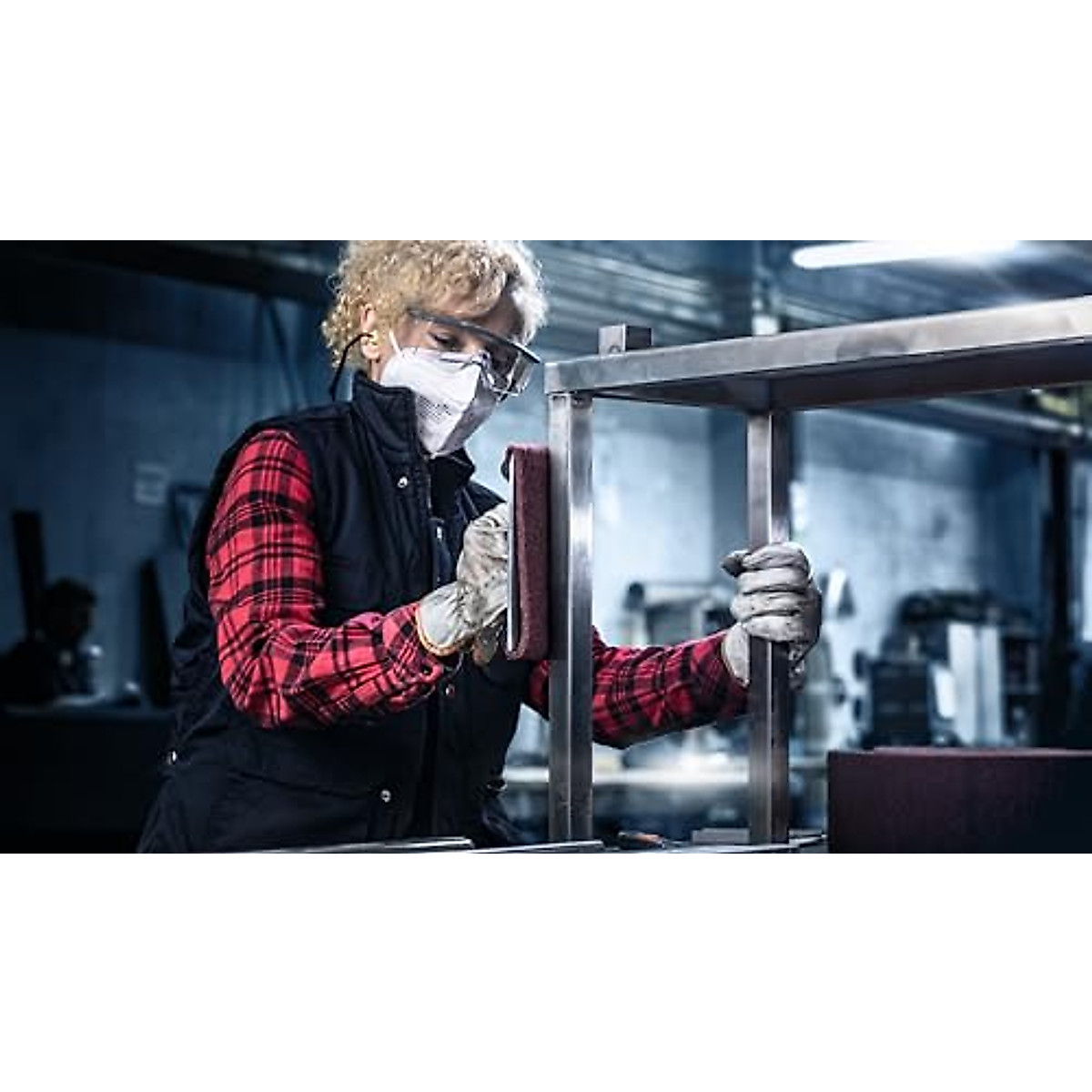 Bosch Professional 1x Expert N880 Fleece Roll (for Steel Sheets, Width 100 mm, Length 10 m, Accessories Hand Sanding)