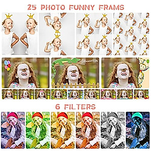 Kid Camera,ARNSSIEN Camera for Kid,2.4in IPS Screen Digital Camera,180°Flip Len Student Camera,Children Selfie Camera with Playback Game,Christmas/Birthday Gift for 4 5 6 7 8 9 10 11 Year Old Girl Boy