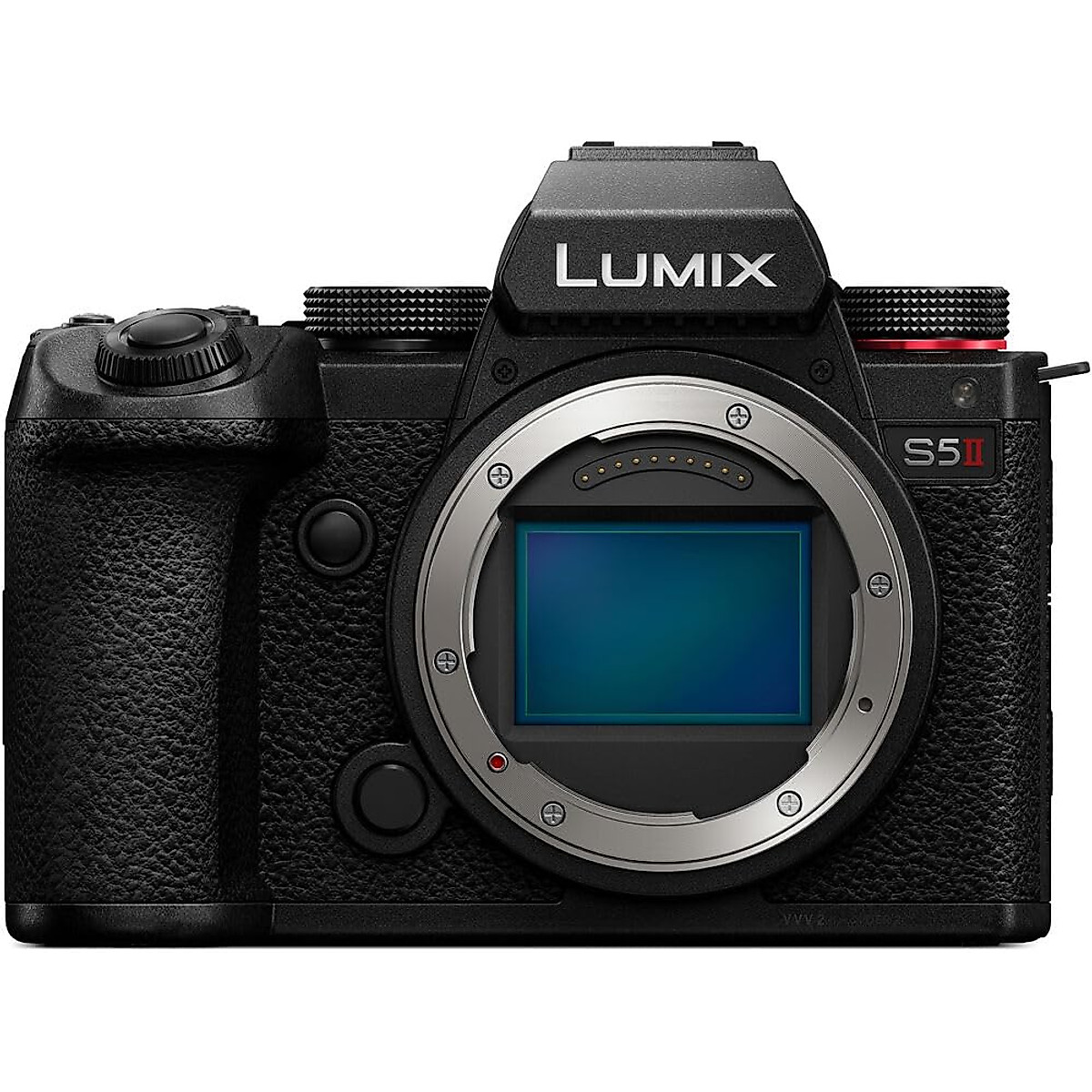 Panasonic Lumix S5 II Mirrorless Camera (DC-S5M2BODY) + 64GB Memory Card + Corel Photo Software + DMW-BLK22 Battery + Charger + Card Reader + Case + Flex Tripod + Cleaning Kit + More
