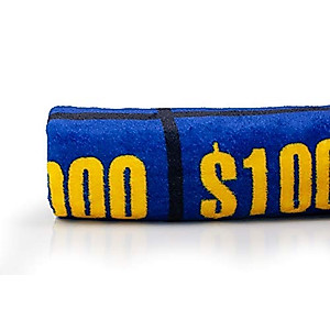 JUST FUNKY Jeopardy Game Board Large Fleece Throw Blanket | Jeopardy Board Design Soft Blankets and Throws | Official Jeopardy Throw Blankets | Measures 60 x 45 Inches