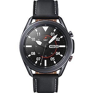 Samsung Galaxy Watch3 Watch 3 (GPS, Bluetooth, LTE) Smart Watch with Advanced Health Monitoring, Fitness Tracking, and Long Lasting Battery (Black, 45MM) (Renewed)
