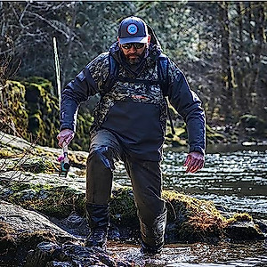 Grundéns Bootlegger Roll Top Backpack | Waterproof, 30L, Anchor