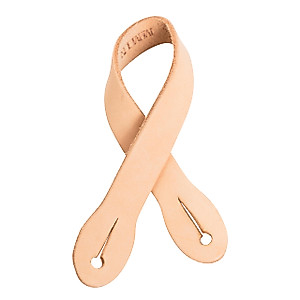 Levy's Leathers Carving Leather Guitar Hanger; Fits Most Standard Machine Tuners (MM1N)