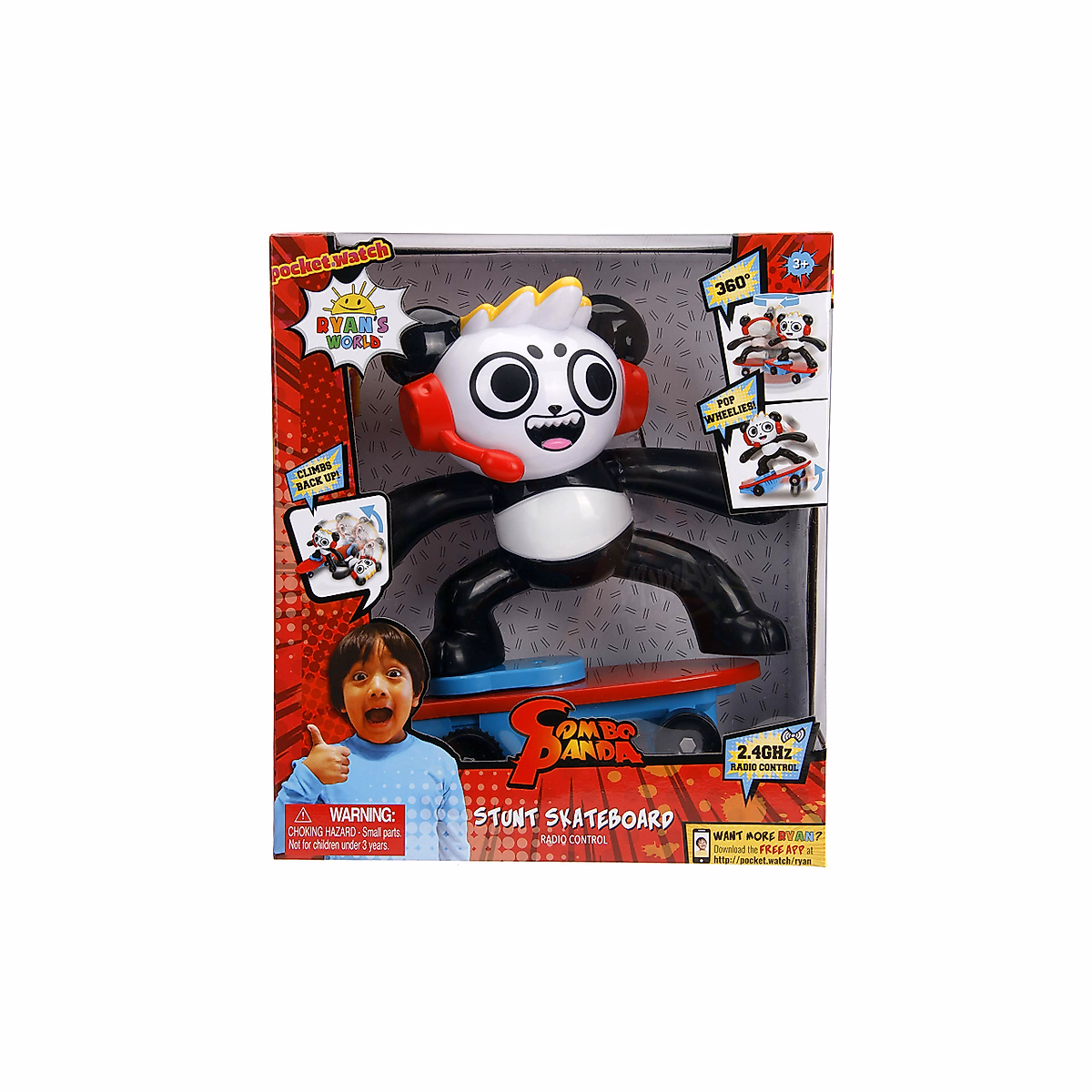 Jada Toys - Ryan's World Skateboard Stunt R/C