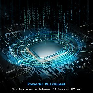 PCI-E to USB3.0 Super Fast Expansion Card 4 Ports(1xUSB-C-3xUSB-A), PCI Express USB Add in Card, Internal Converter PCI Express Expansion Card for Desktop PC Card, Support WindowsXP/7/8/10 and MAC OS