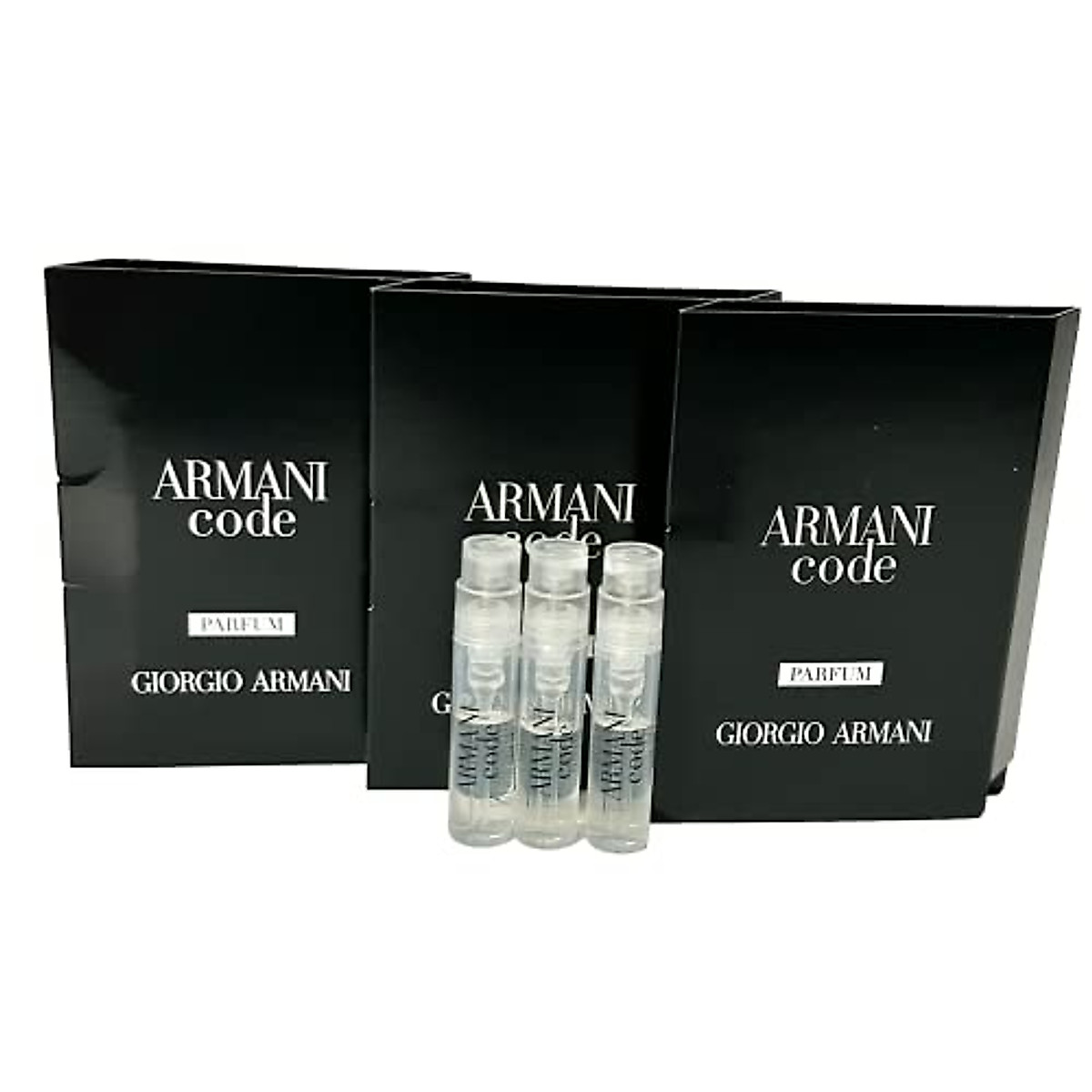 GIORGIO ARMANI Men ARMANI CODE PARFUM Sample Spray Perfume 1.2ml /.04 oz - 3 PCS set