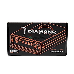 Diamond Audio MICRO1V2 Monoblock 500W RMS Class D Amplifier