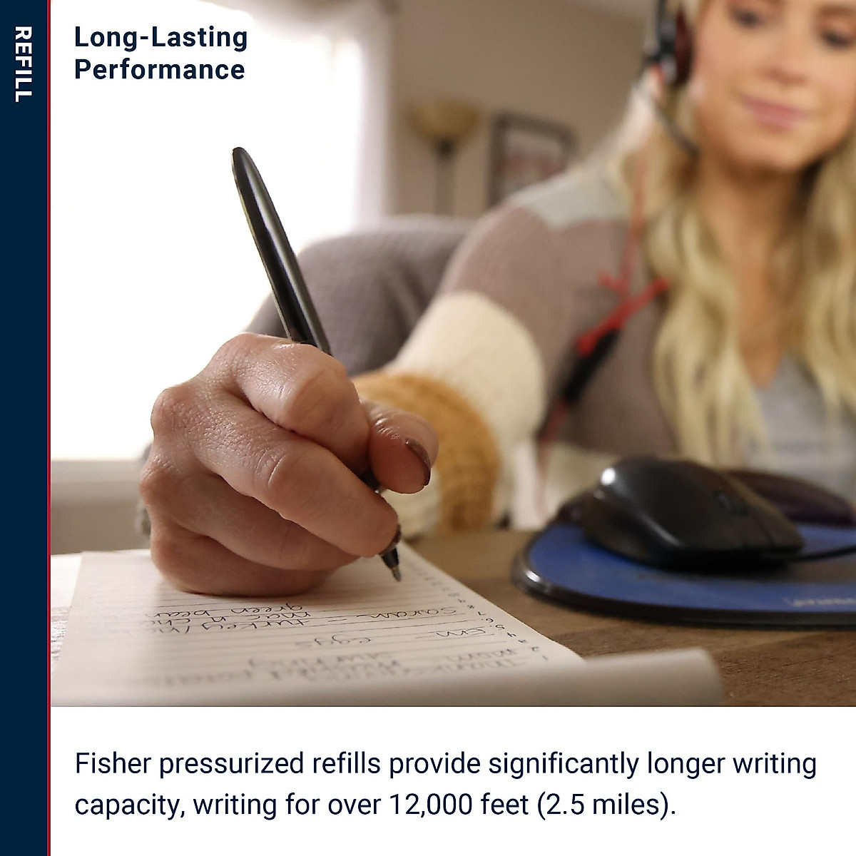 Fisher Space Pen Point Pressurized Refill, Black Bold (SPR4B)