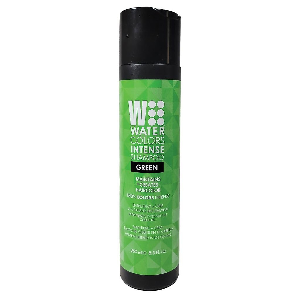 Watercolors INTENSE Semi Permanet Color Depositing Shampoo. Sulfate & Paraben Free to Maintain & Enhance Hair Color 8 fl oz - GREEN