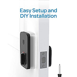 ULTRALOQ U-Bolt Pro Smart Lock + Key Storage Lock Box + Bridge WiFi Adaptor 6-in-1 Keyless Entry Door Lock with WiFi, Bluetooth, Biometric Fingerprint and Keypad