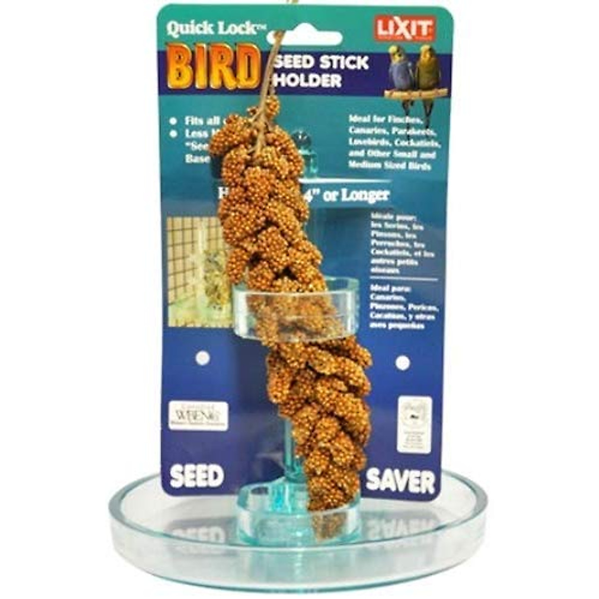 Lixit Spray Millet, Seed Stick and Treat Holder for Birds and Small Animals. (Pack of 1)