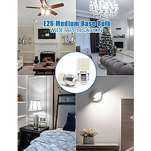 wossluck KEI D34L AC 100-265V 3.5W Light Bulb for Frigidaire Refrigerator, 40W Freezer Lighting Halogen Equivalent, E26 LED Refrigerator Light Bulb White Light,1-Pack