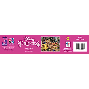 Ceaco - Disney Princess - Snow White's Delight - 1000 Oversized Piece Jigsaw Puzzle