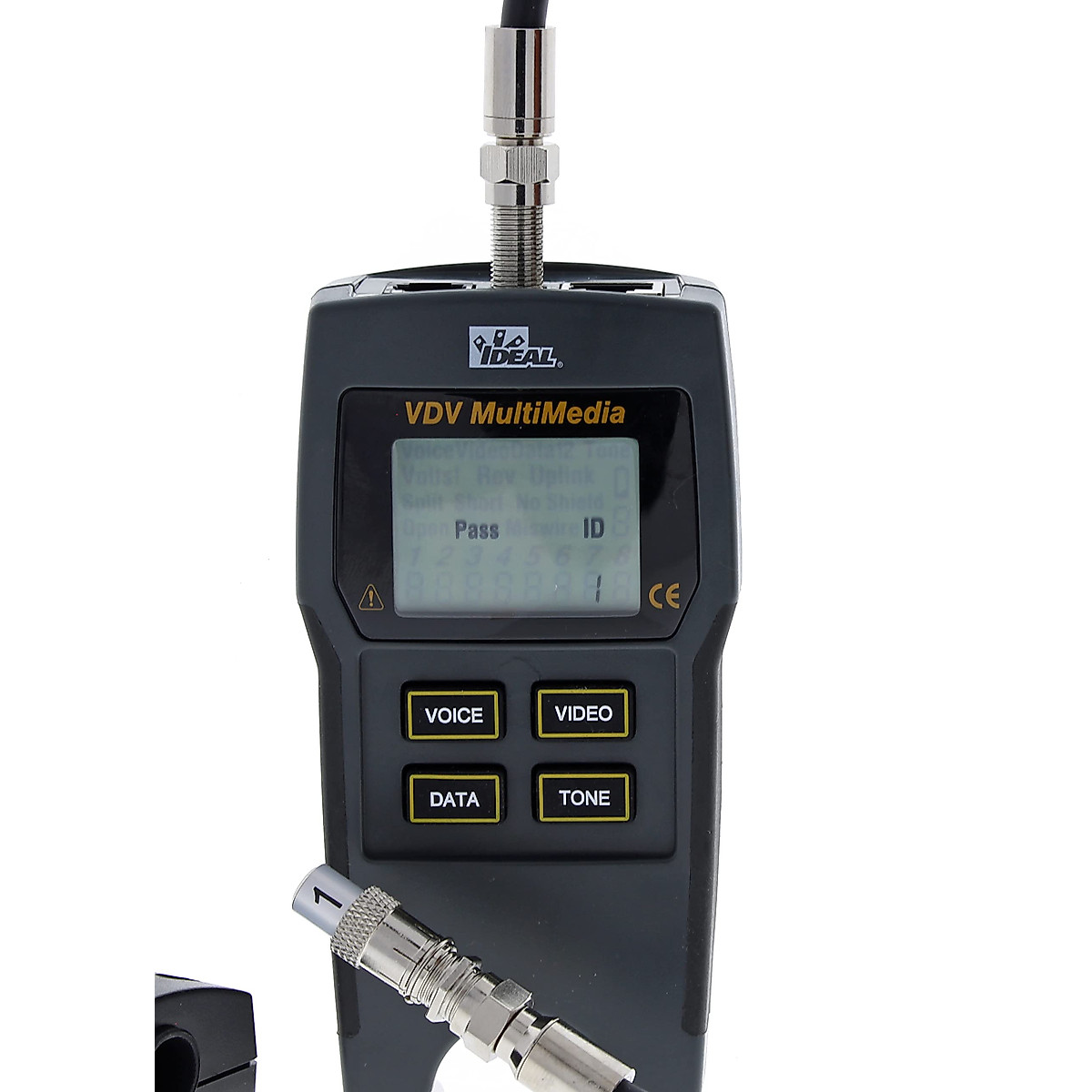 IDEAL INDUSTRIES INC. 33-856 VDV Multimedia Voice, Data and Video Cable Tester, Grey