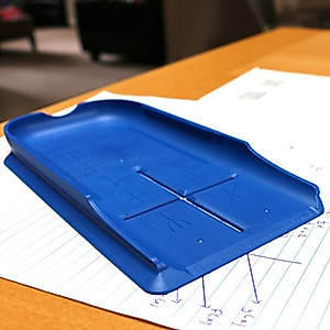 EZ Graphing Blue Hard Slide Case-Cover (See Description for Details) for TI 84 Plus, TI 84 Plus C Silver Edition Color, TI 89 Titanium Graphing
