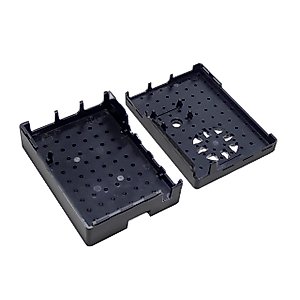 Raspberry Pi 4 Case - Pi-Blox Enclosure (Black)