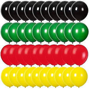 Black History Month Balloons Party Decoration Supplies - African American Country Festival Black History Balloons Arch Kit Party Decorations