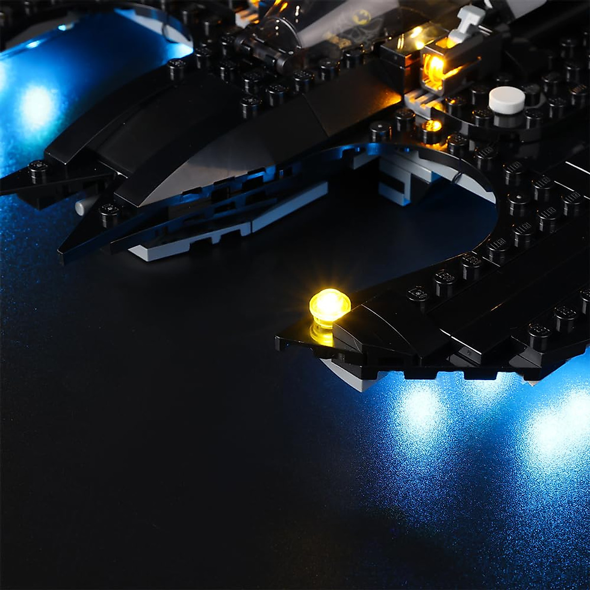 Kyglaring LED Lighting Kit (No Model) Designed for lego DC Batwing Batman vs The Joker 76265 DC Super Hero Model Building kit - without Set(Classic Version)