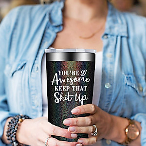 BIRGILT Thank You Gifts, Inspirational Gifts for Women - Funny Birthday, Graduation, Mothers Day, Congratulations, Encouragement Gifts for Women, Coworker, Friend, Mom, Sister, Daughter- 20oz Tumbler