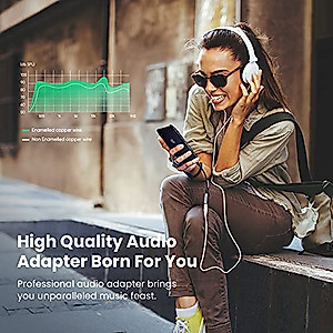 UGREEN Headphones Adapter for Apple, MFi Certified iPhone Lightning to 3.5mm Jack Converter for iPhone 12 Mini 12 Pro Max 11 Pro Max X XR XS, iPhone 7 7P 8 8P (Grey)