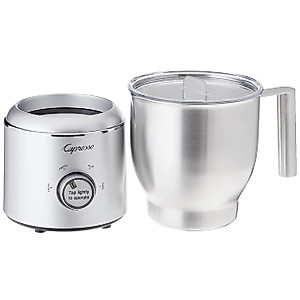 Capresso froth Select Automatic Milk Frother and Hot Chocolate Maker, Stainless Steel 209.05, Silver, 20 ounce