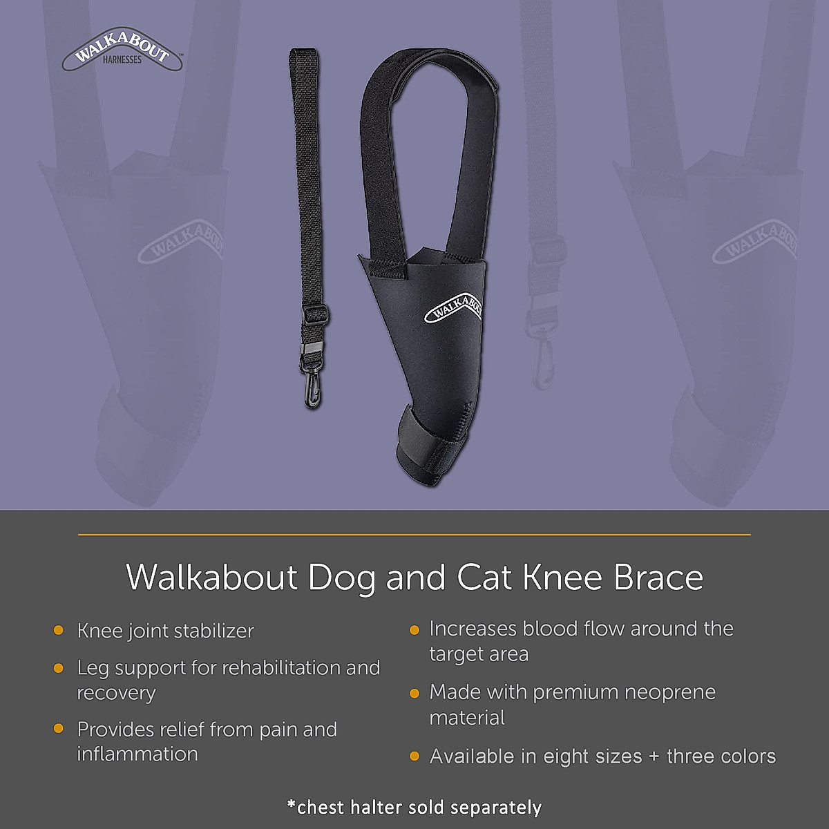 WALKABOUT Knee Brace (Small Left (7-9")