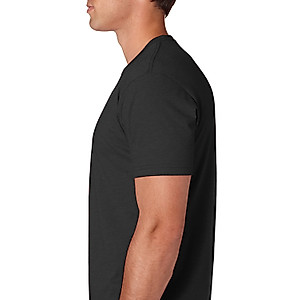 Next Level Mens Premium Fitted CVC Crew Tee (N6210) Black l