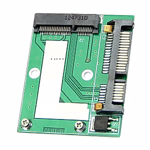 YHJIC New PCI E Half Height mSATA SSD to 7mm 2.5inch SATA 22pin Hard Sisk Drive PCBA as shown 046029 046029