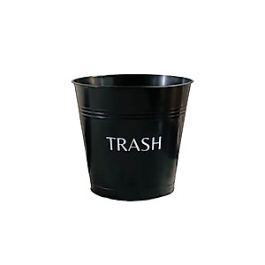The Farm Decor Trash Can, 3 Gallon Trash Bin, Black Trash Can, Trash Container, Rubbish Bin, Garbage Bin, Trash Can Bathroom, Metal Trash Can, Trash Can Cabinet, Waste Bin, Bathroom Bin, Wastebasket